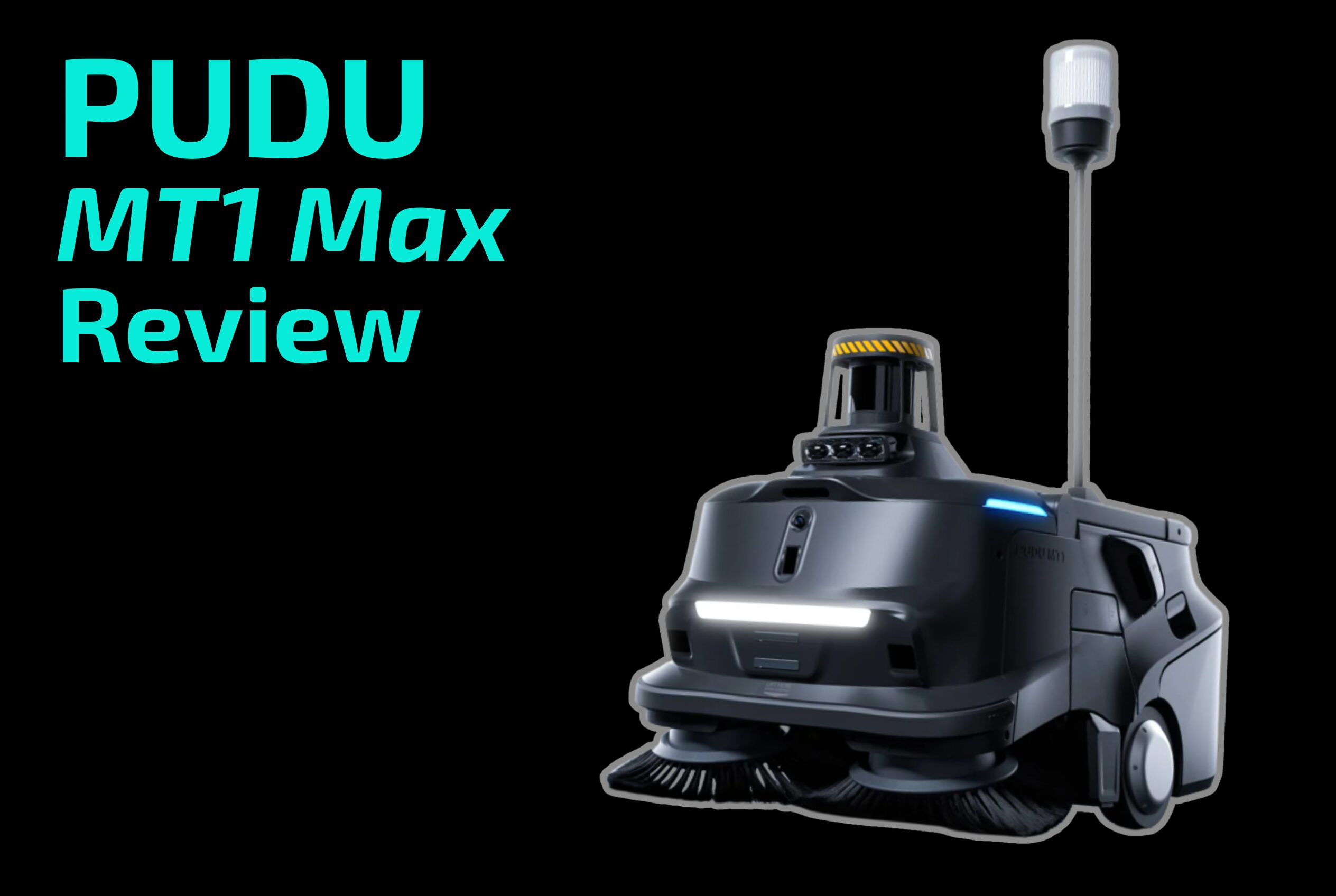 PUDU MT1 Max – Commercial Outdoor Robot Sweeper Review